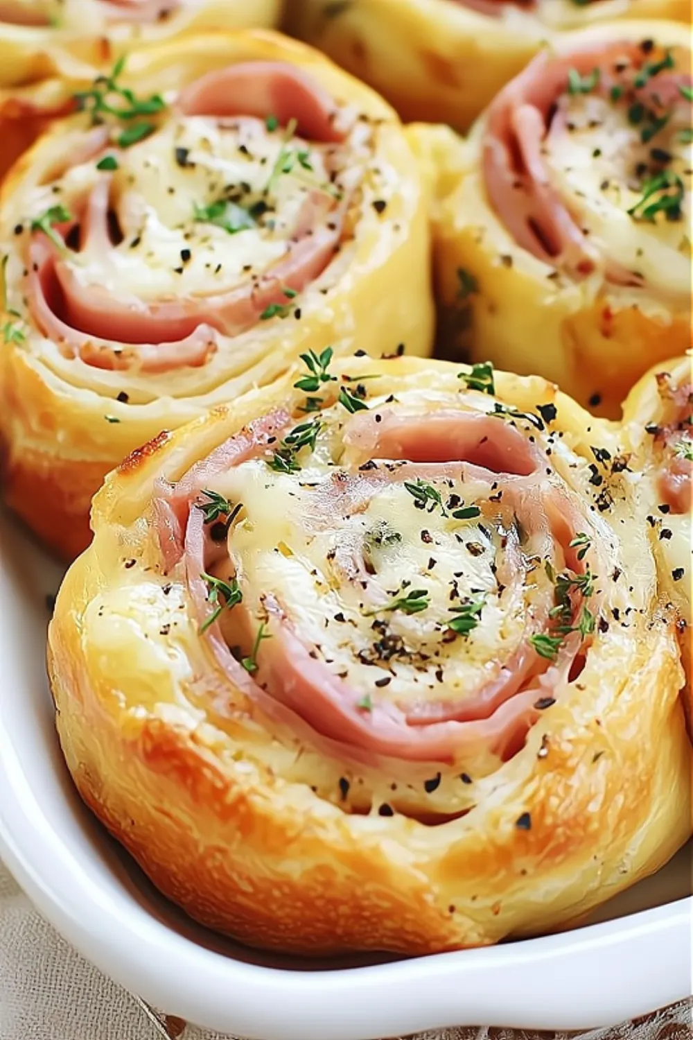 Ham and Cheese Pinwheels Recipe