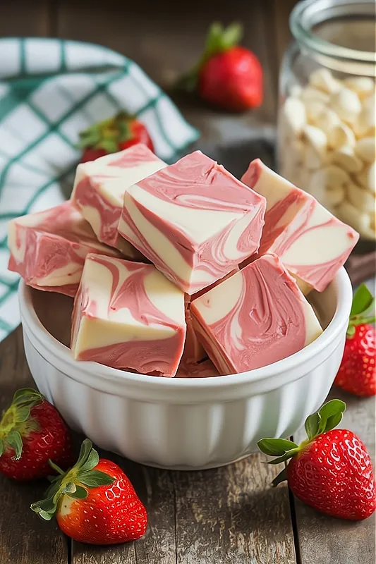 Strawberry Fudge Recipe