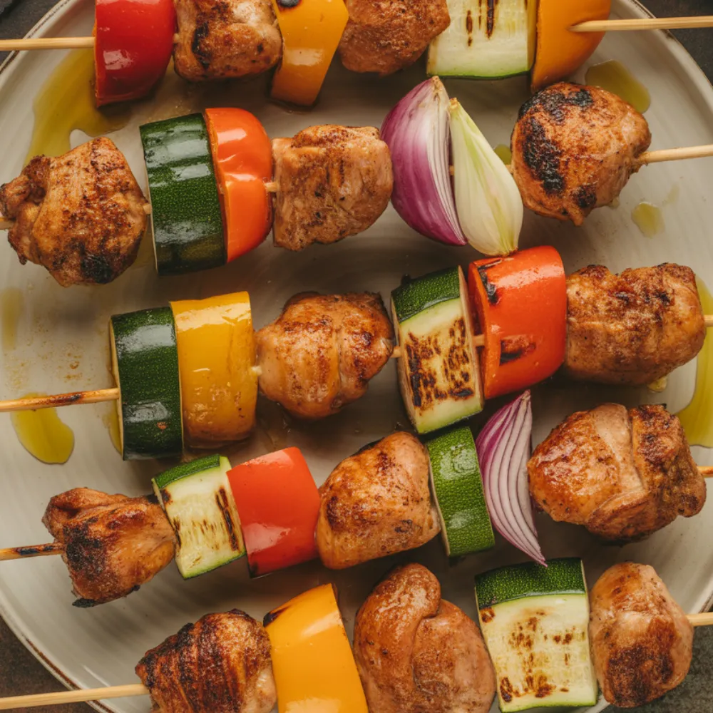 Chicken Skewers (With Chicken Kabob Marinade)
